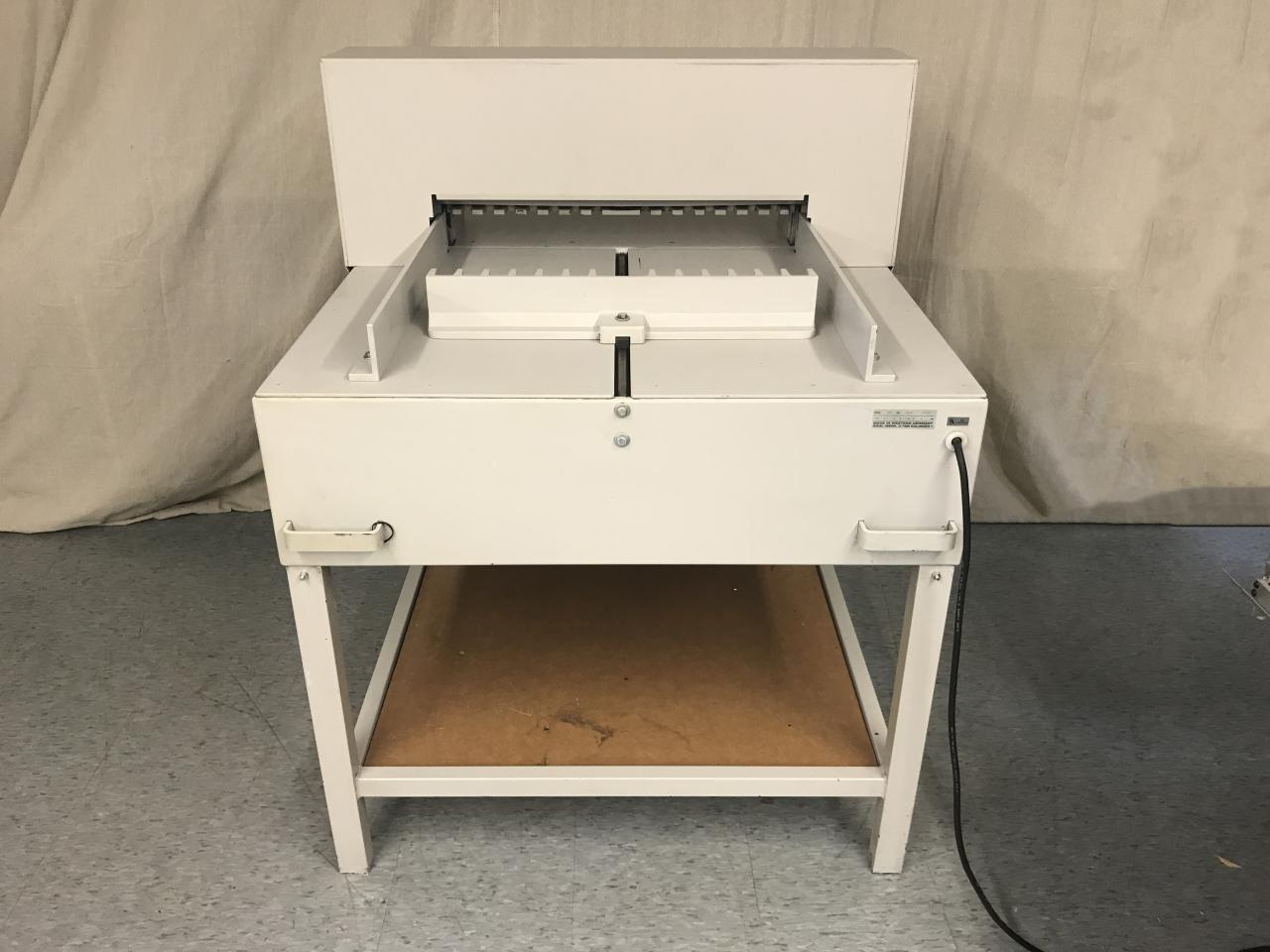 Lot #15: MBM Triumph 6550A Power Cut & Clamp Paper Cutter - Kewaskum ...